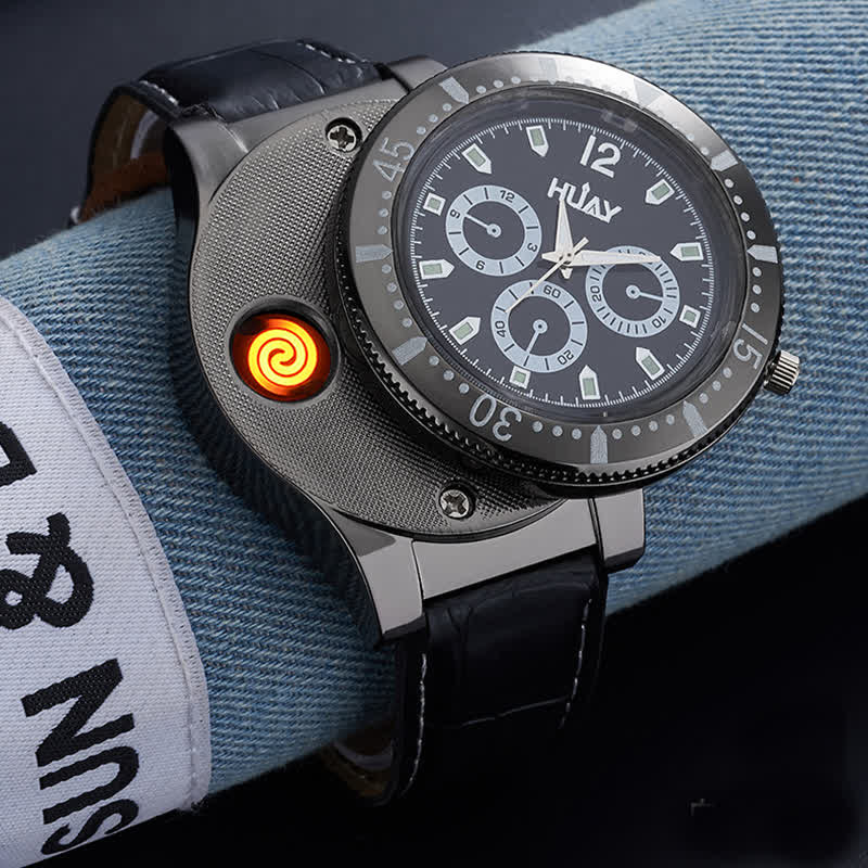 2 In 1 Functional Rechargeable Electric Watch Lighter – uk.floraltrip