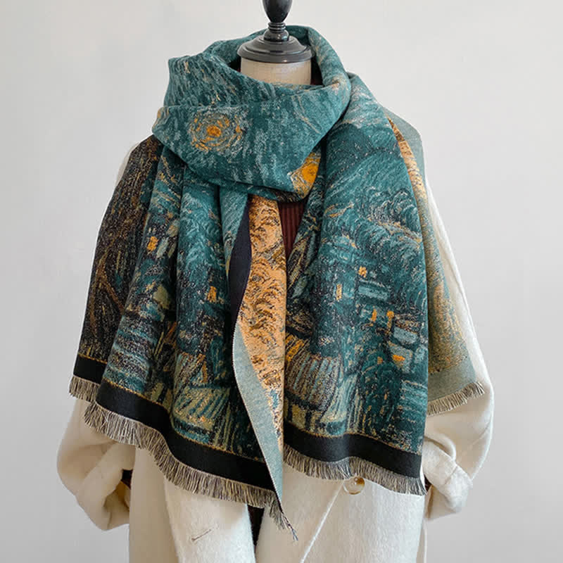 Women's Van Gogh Starry Night Scarf – uk.floraltrip